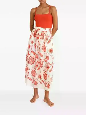 ERES Calie Midi Skirt - Red
