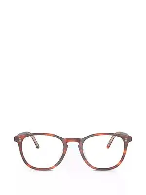 Oliver Spencer Round Frame Eyeglasses - Brown