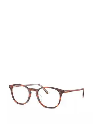 Oliver Spencer Round Frame Eyeglasses - Brown