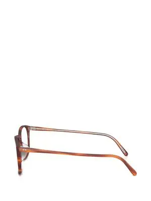 Oliver Spencer Round Frame Eyeglasses - Brown