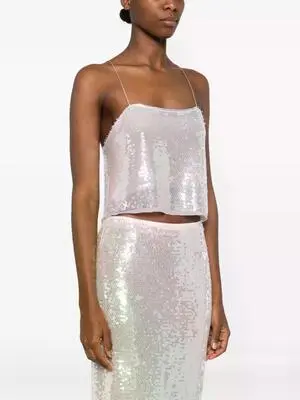 FORTE_FORTE Sequin Strap Top