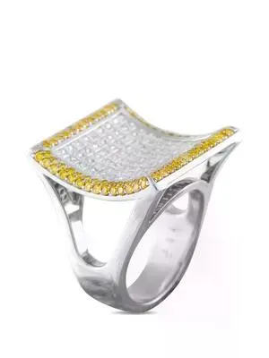 LB EXCLUSIVE 18k White Gold Diamond Ring