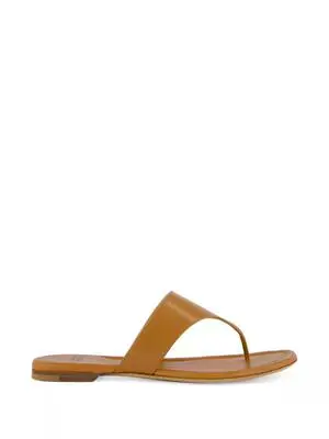 FRANCESCO RUSSO Leather Flat Sandals