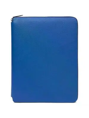 Smythson Panama Writing Folder - Blue
