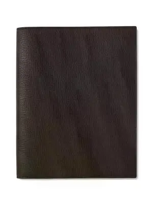 Smythson Evergreen Refillable Large Notebook - Brown