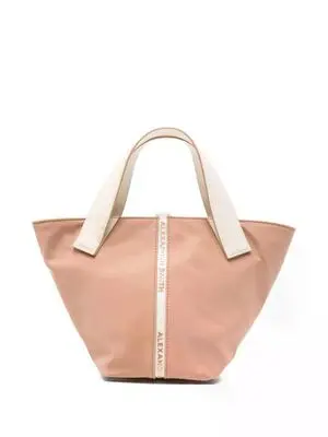 ALEXANDER SMITH Logo-stripe Tote Bag - Pink