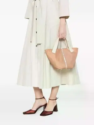 ALEXANDER SMITH Logo-stripe Tote Bag - Pink