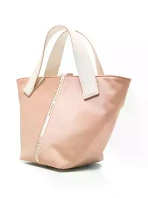 ALEXANDER SMITH Logo-stripe Tote Bag - Pink