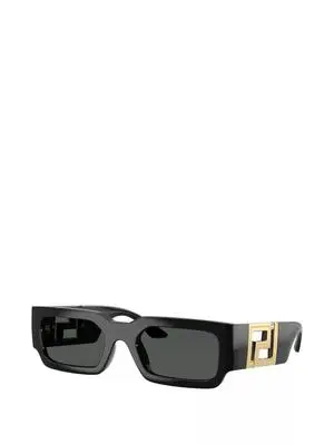 Versace Square Frame Sunglasses - Black