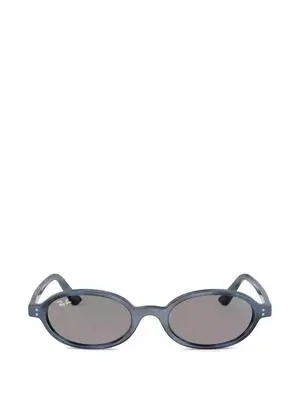Ray-ban Oval-frame Sunglasses - Blue