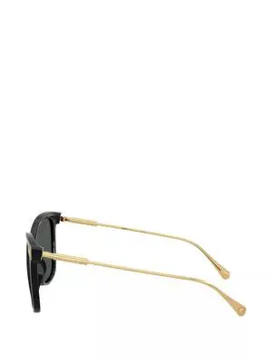 Versace Medusa Plaque Square-frame Sunglasses