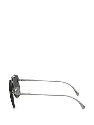 Versace Browline Medallion Sunglasses