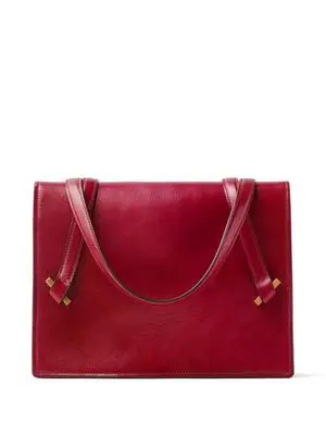 Versace Severine Leather Shoulder Bag - Red