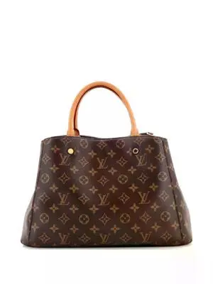 LOUIS VUITTON Montaigne Handbag Monogram Canvas Mm
