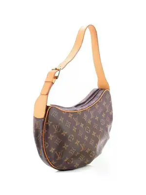 LOUIS VUITTON Croissant Pm Hobo Bag Monogram Canvas - Brown