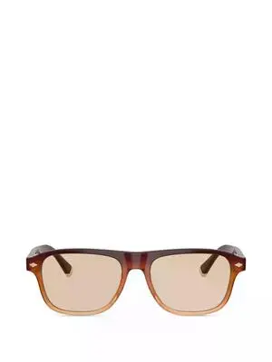 Brunello Cucinelli Rectangle-frame Sunglasses - Brown