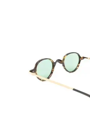 EYEPETIZER Round Frame Sunglasses - Green