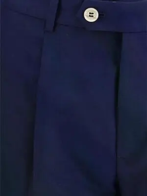 Brunello Cucinelli Button Wool Suit - Blue