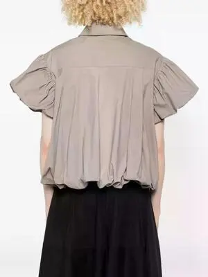 COLLECTION PRIVEE? Ruffled-sleeve Shirt