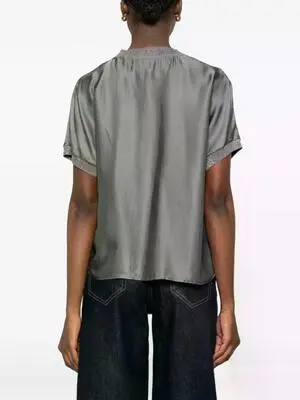 COLLECTION PRIVEE? Embellished Crew-neck Blouse