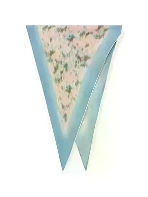 Fabiana Filippi Patterned Border Scarf - Pink