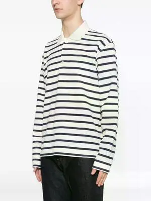 Junya Watanabe Striped Polo Shirt - Neutrals