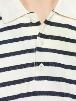 Junya Watanabe Striped Polo Shirt - Neutrals