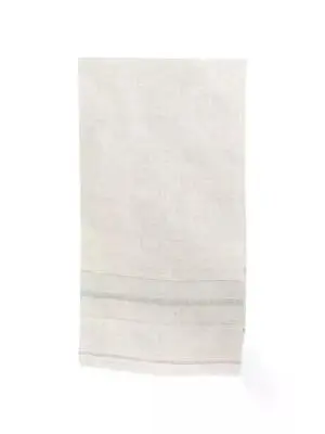 Zegna Striped Fringe Scarf - Neutrals