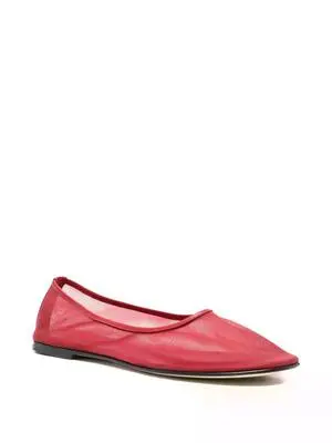 Dear Frances Round-toe Ballerina Flats - Red
