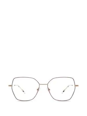 GIGI STUDIOS Kamila Geometric Eyeglasses - Red