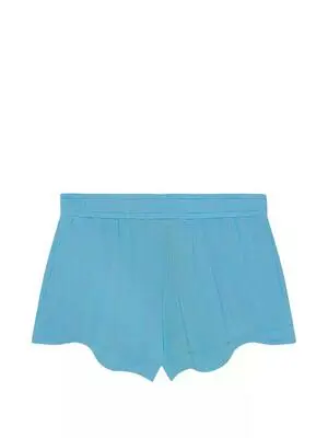 GANNI Logo-print Shorts