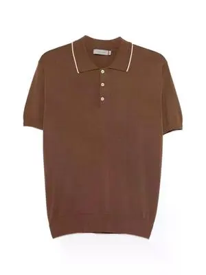 Canali Piped Polo Shirt