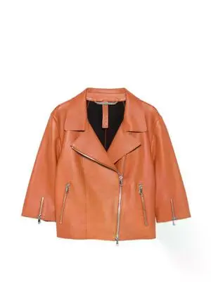 THE JACK LEATHERS Leather Zip Jacket