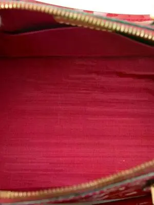 LOUIS VUITTON 2015 Monogram Vernis Alma Bb - Red