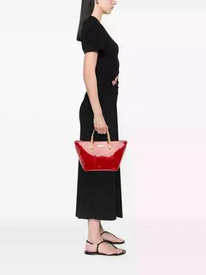 LOUIS VUITTON 1990-2020 Monogram Vernis Bellevue Pm Tote Bag - Red