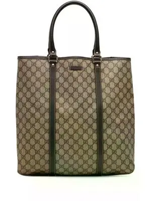 Gucci Gg Supreme Joy Vertical Tote Bag - Brown