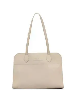 Moschino Embossed Tote - Neutrals