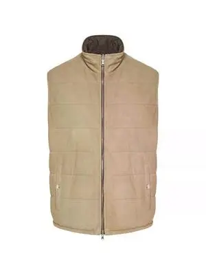 BARBA NAPOLI Padded Zip Gilet