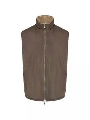 BARBA NAPOLI Padded Zip Gilet