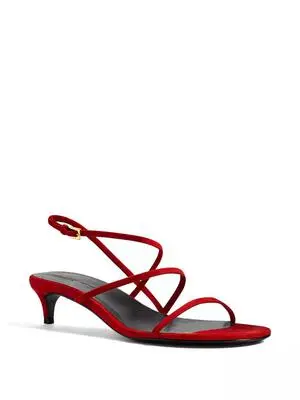 Khaite Loop Kitten Heel Sandals
