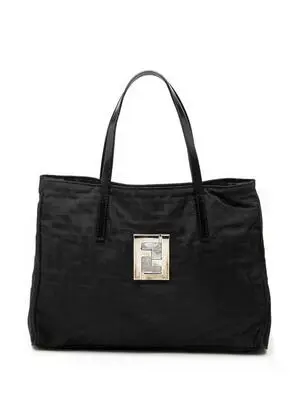 Fendi 20th Century Zucca Canvas Tote Bag