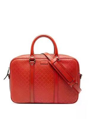 Gucci Diamante Leather Business Bag