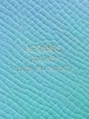 Hermès 2023 Epsom Hermesnap Wallet On Strap - Blue