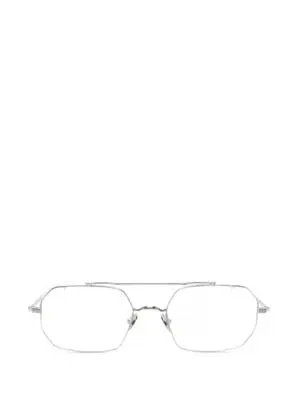 AHLEM Clovis Octagon Eyeglasses - Silver