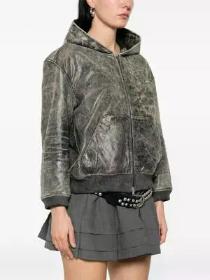 Alexander Wang Hooded Zip-up Jacket