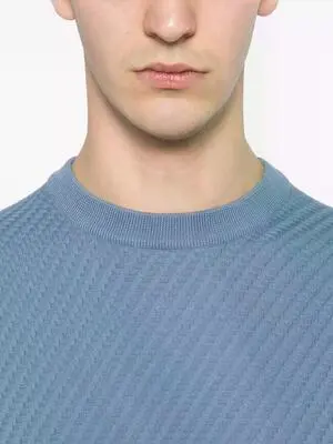Canali Textured Knit Sweater