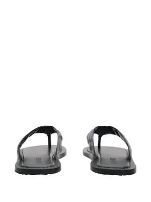 Burberry Check Pavilion Sandals - Blue