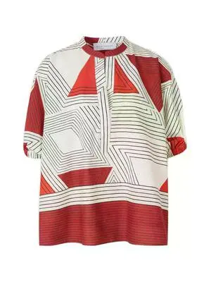 Silvia Tcherassi Geometric-pattern Blouse