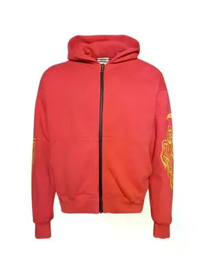 WARREN LOTAS Serenity Reaper Zip-up Hoodie - Red