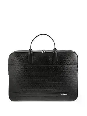 S.t. Dupont Firehead Leather Document Holder - Black